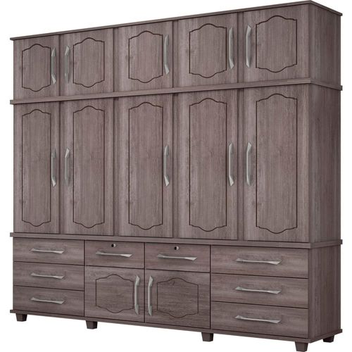 Guarda-roupa 12 Portas 8 Gavetas com Pés - Fabrimóveis Diamante - Novo ...