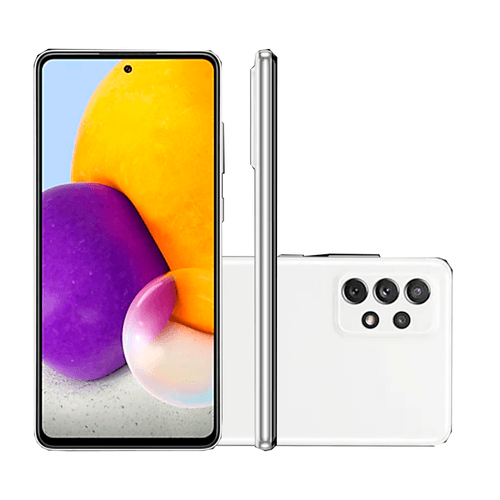 Smartphone Samsung Galaxy A72, FHD+, 6GB RAM, 128 GB, Branco - SM-A725M ...