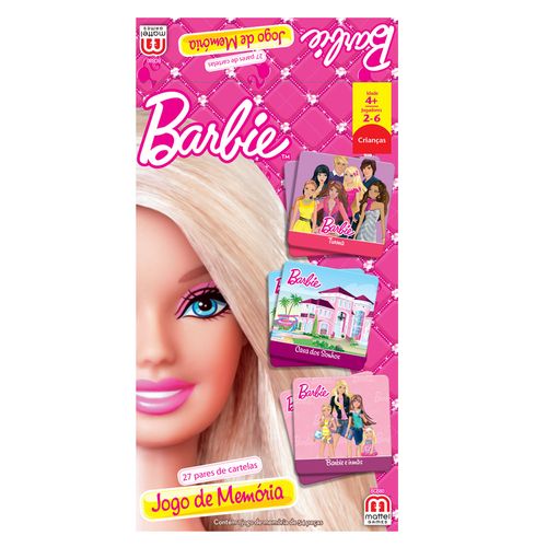 Jogo da Memória Barbie Família - Mattel - Novo Mundo