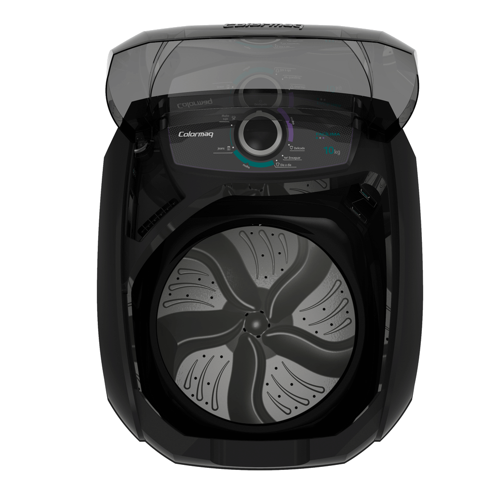 Tanquinho Colormaq 10kg, Desligamento Automático, Preto - LCS10 - Novo ...
